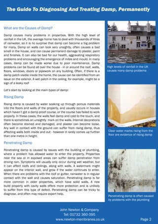 Newton membranes how-totreatdamp_oct2012 | PDF | Indoor Environmental ...