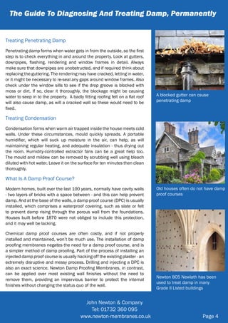Newton membranes how-totreatdamp_oct2012 | PDF | Indoor Environmental ...