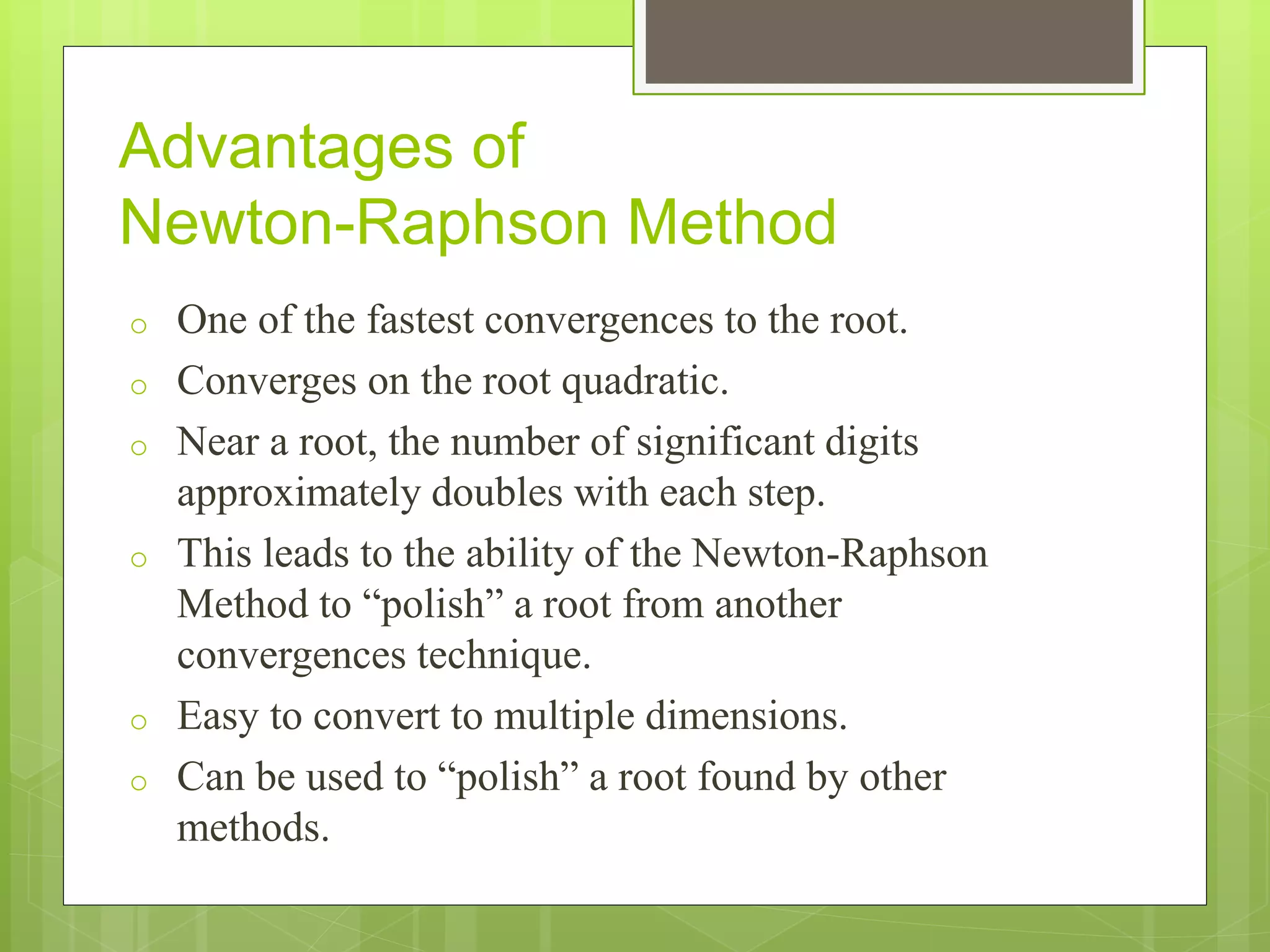 Newton Raphson Method | PPTX