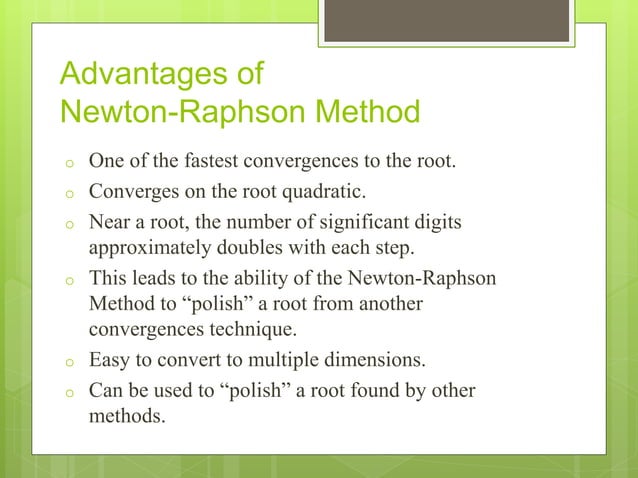 Newton Raphson Method | PPTX
