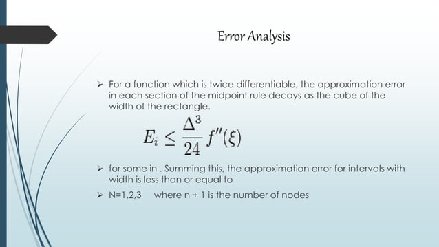 Newton cotes integration method | PPTX