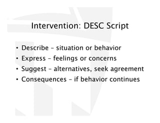 Disruptive Behavior | PDF