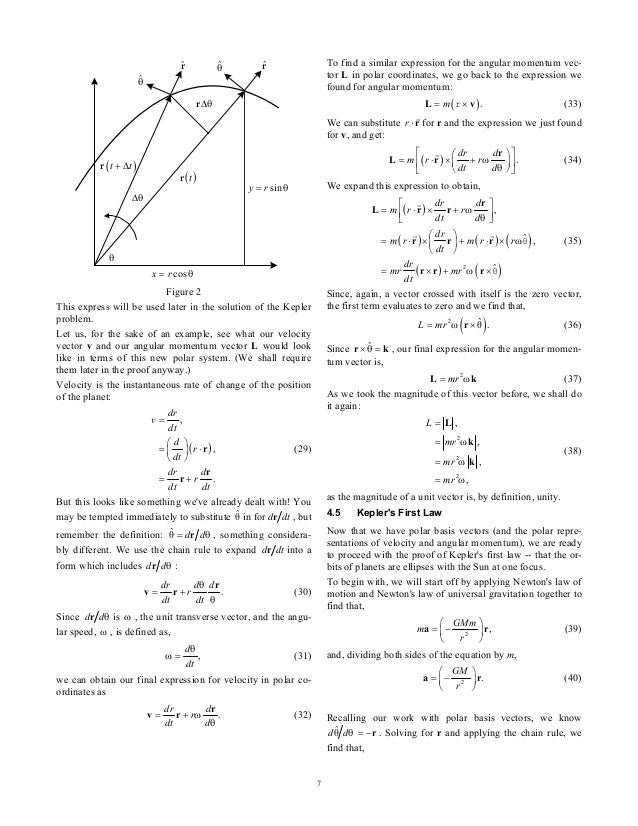 Newton Essay and the Kepler Problem