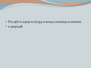 Newton Forward Difference Interpolation Method | PPTX