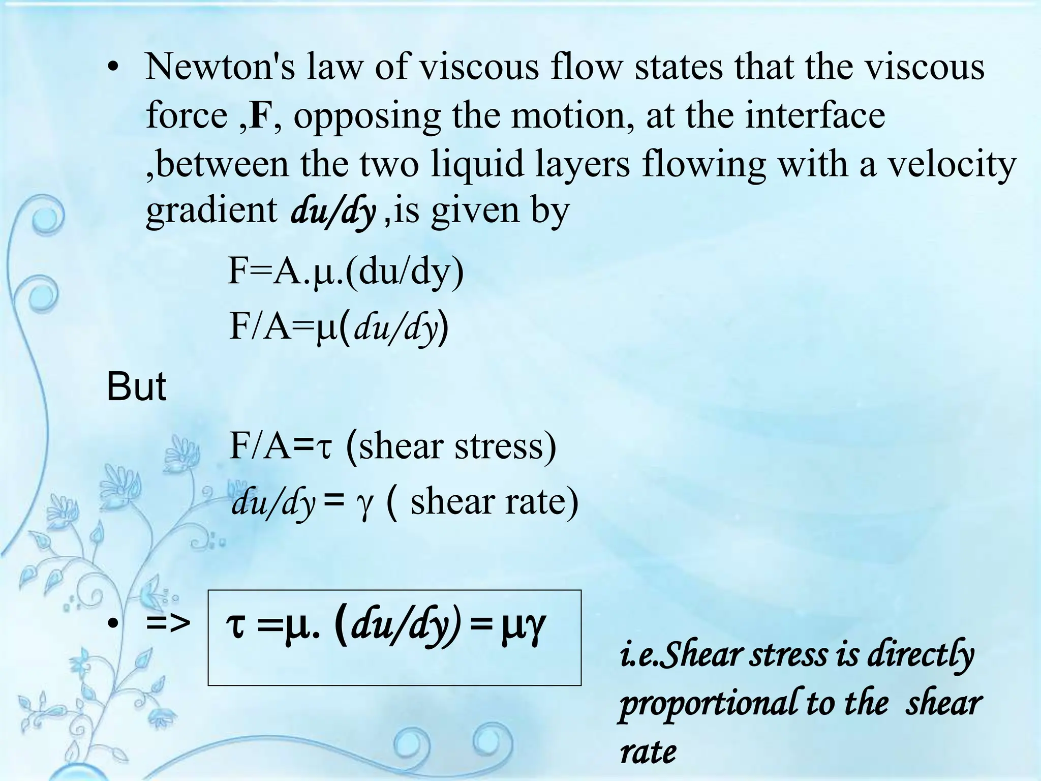 newtonian and non newtonian fluid, alwin & gourangi.ppt