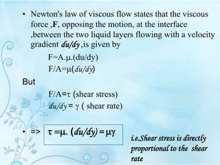 newtonian and non newtonian fluid, alwin & gourangi.ppt