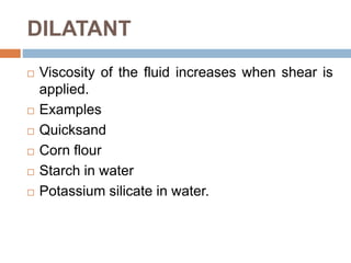 Newtonian and non newtonian fluids | PPTX