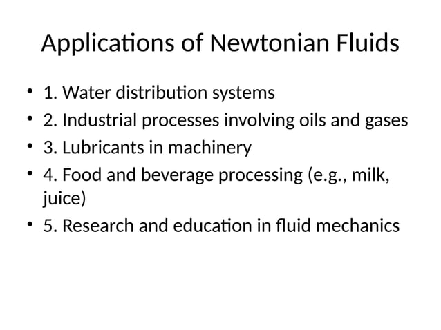 Newtonian_Fluids_Presentation.pptx in english | PPTX