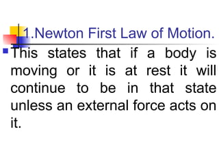 FORM 4 :NEWTON LAWS OF MOTION(PHYSICS).pptx
