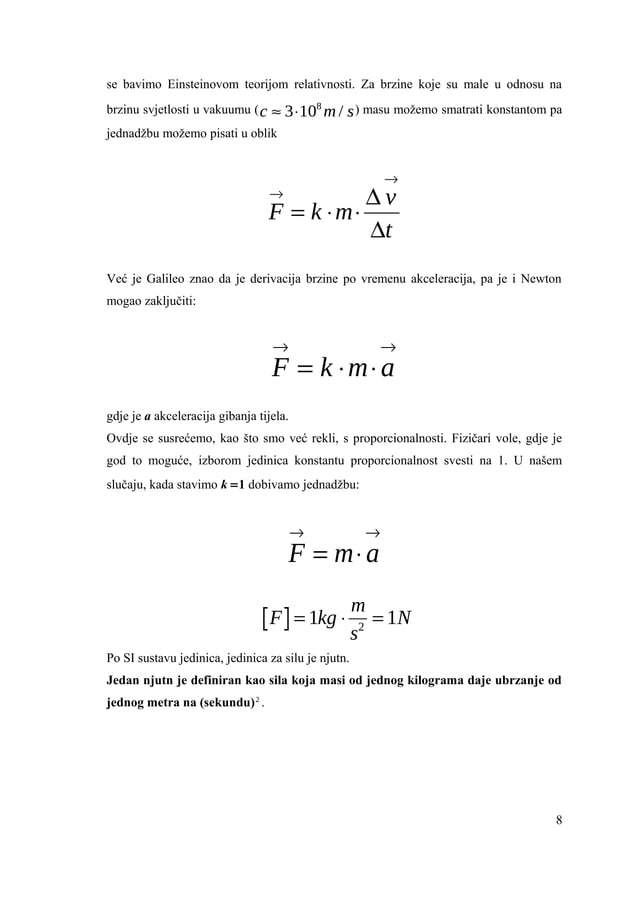 Newtonovi zakoni | DOC