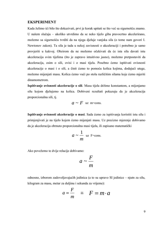 Newtonovi zakoni | DOC