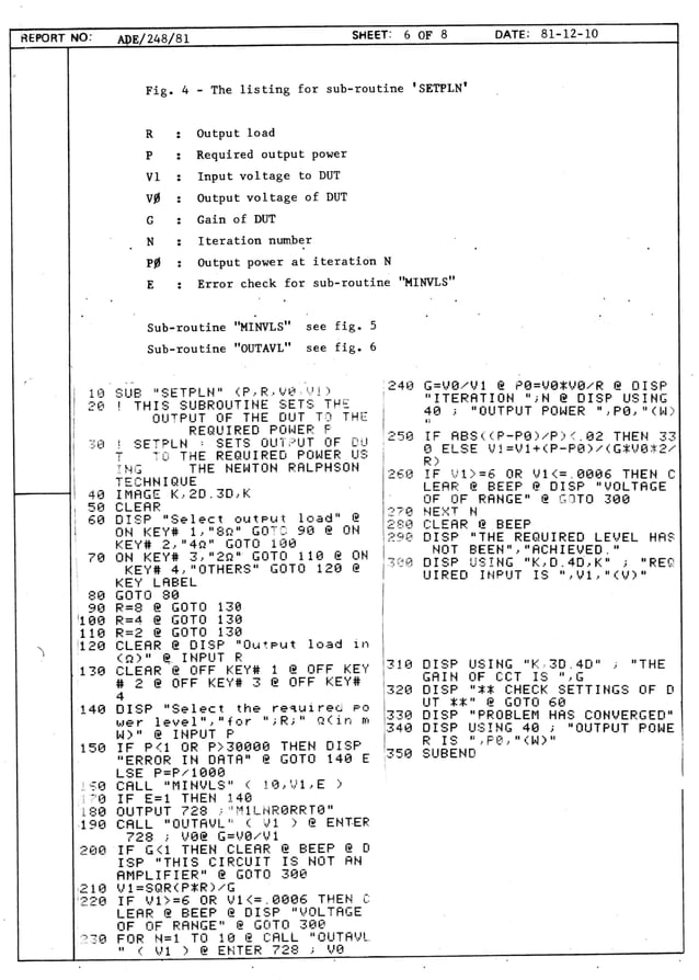 Application of a Numerical Method to an Automatic Measurement System for a Linear Device | PDF