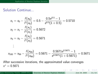 Newton Raphson iterative Method | PDF