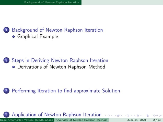 Newton Raphson Iterative Method Pdf