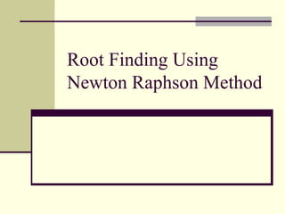 Newton raphson method | PPT