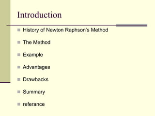 Newton raphson method | PPT