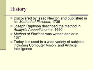 Newton raphson method | PPT