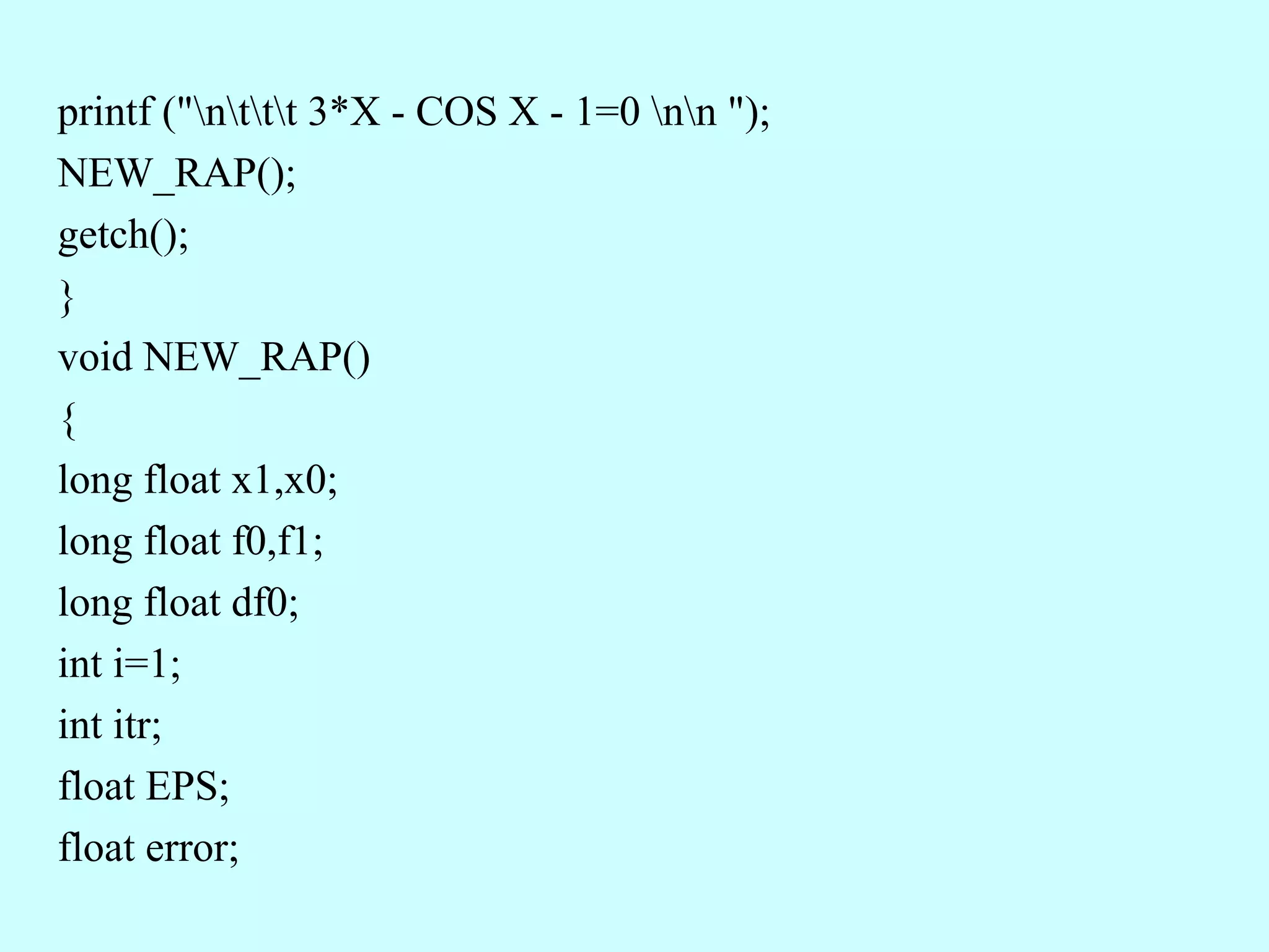 Newton raphson method | PPT