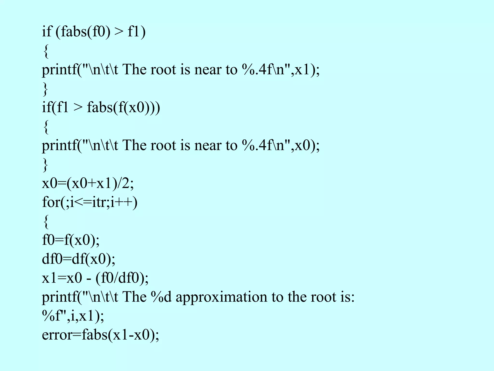 Newton raphson method | PPT