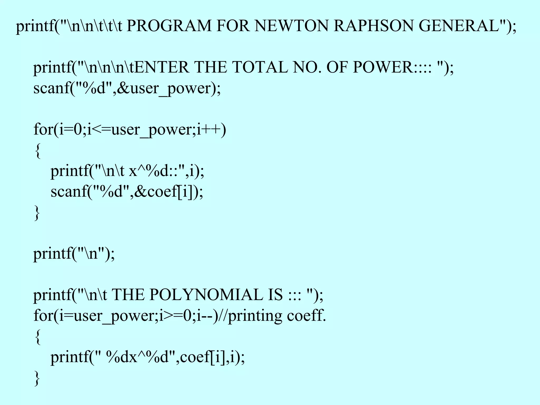 Newton raphson method | PPT