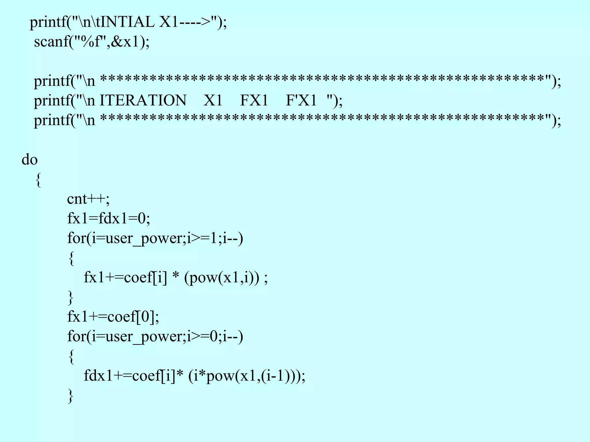 Newton raphson method | PPT