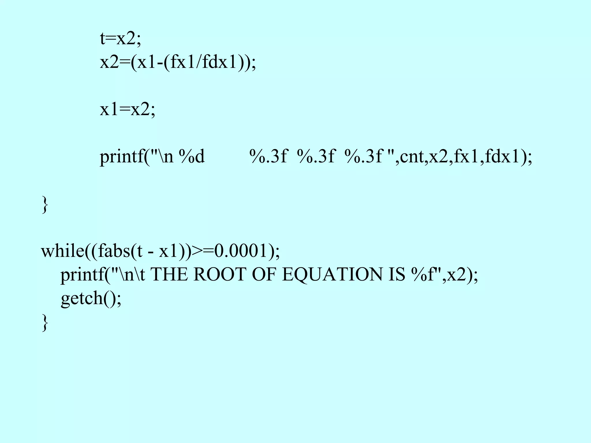Newton raphson method | PPT
