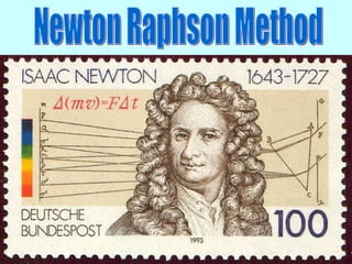 Newton raphson method | PPT
