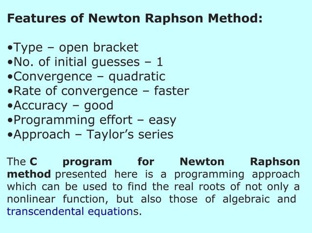 Newton raphson method | PPT