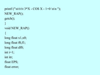 Newton raphson method | PPT