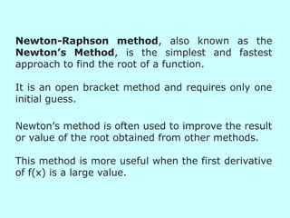Newton raphson method | PPT