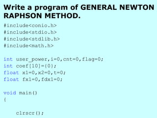 Newton raphson method | PPT