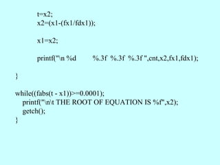 Newton raphson method | PPT