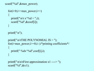 Newton raphson method | PPT