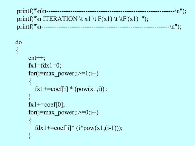 Newton raphson method | PPT