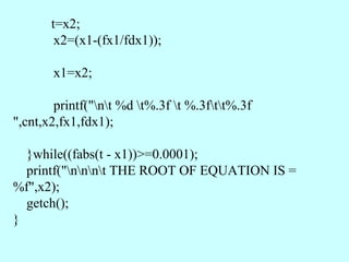 Newton raphson method | PPT