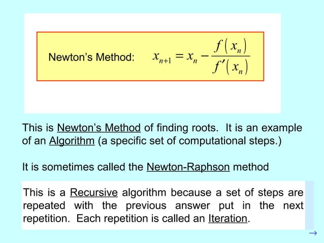 Newton raphson method | PPT