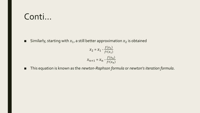 Newton raphson method | PPTX | Physics | Science