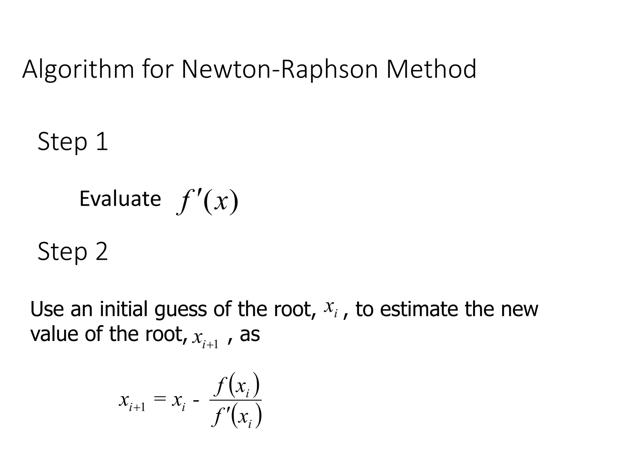 Newton Raphson Method.ppt