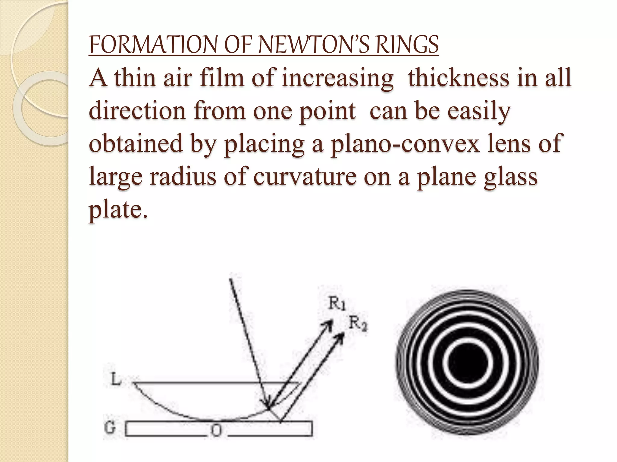 Newton rings | PPTX