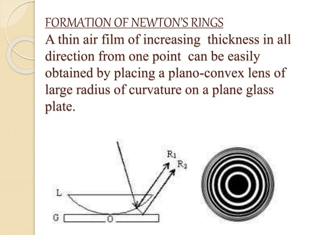 Newton rings | PPTX | Physics | Science