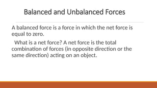 Newtons First Law of Motion by sir isaac newton | PPTX