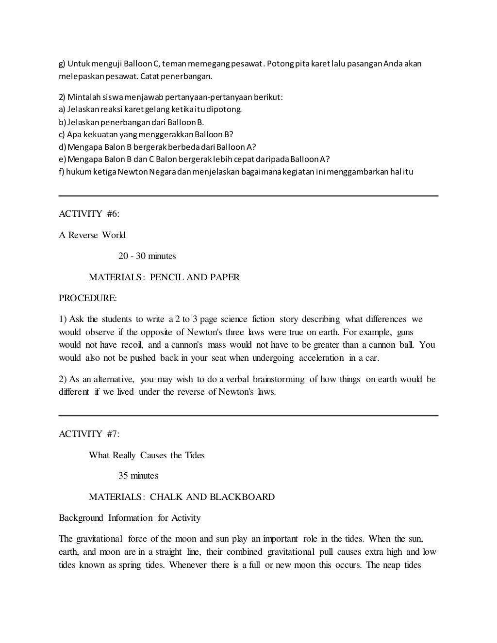 Newtons law-lesson-plan