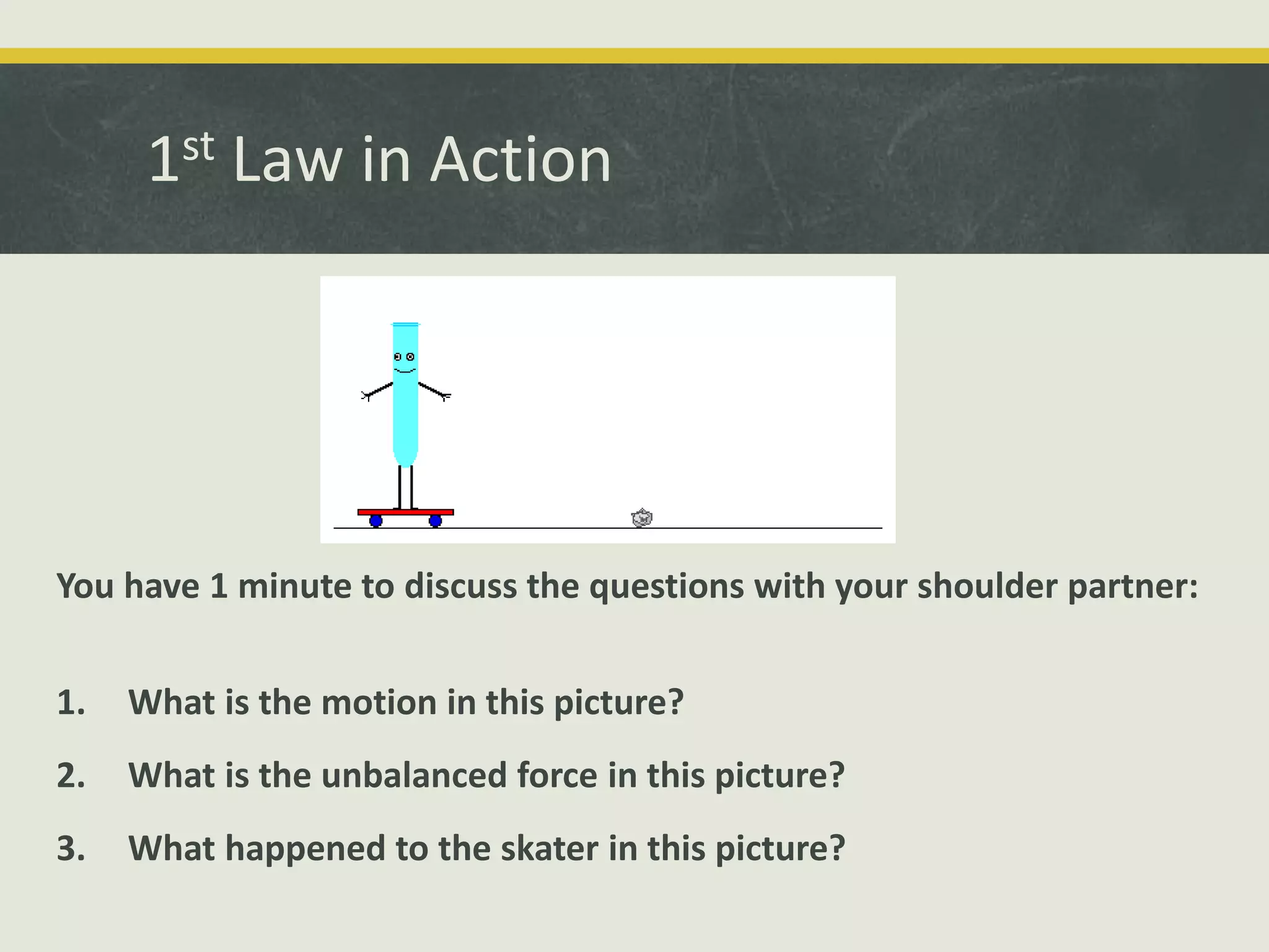 Newton’s 1st law of motion 2014 | PPTX