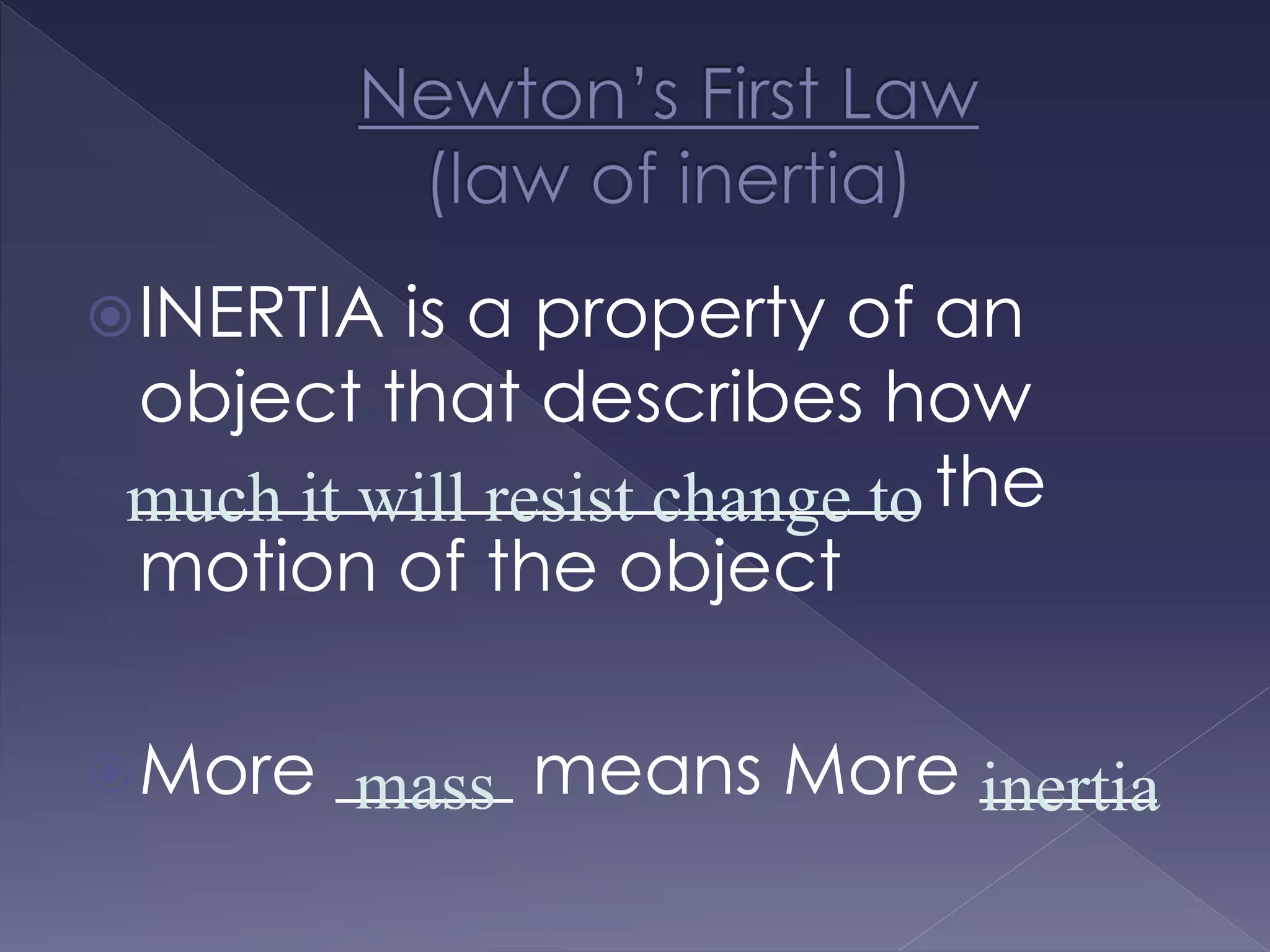 Newton's 1st law of motion ~by A.S.Khan
