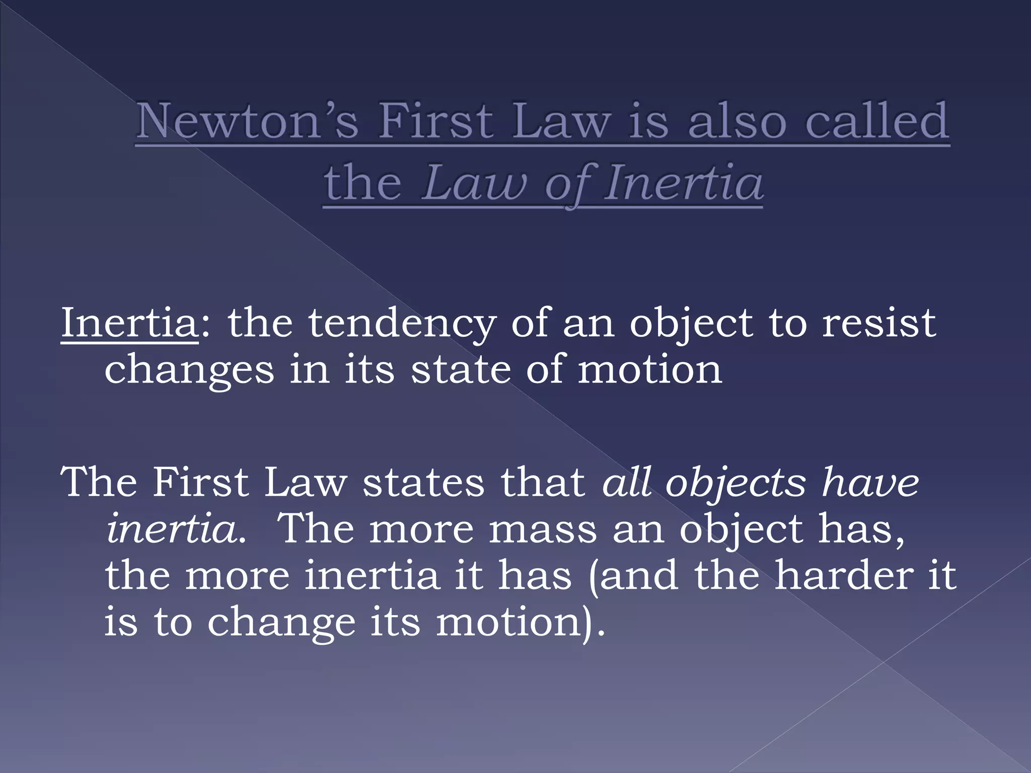 Newton's 1st law of motion ~by A.S.Khan