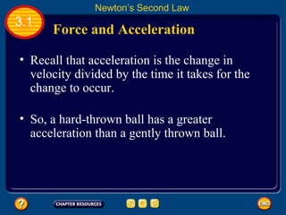 Newton's 2nd law | PPT
