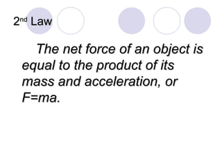Newtons 2nd law of motion[1] | PPT | Physics | Science