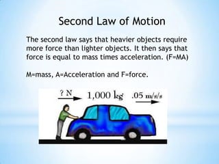 Newtons’ 3 laws | PPT