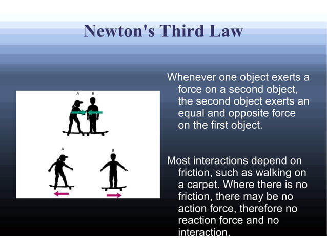 Newtons 3rd Law | PPT | Physics | Science