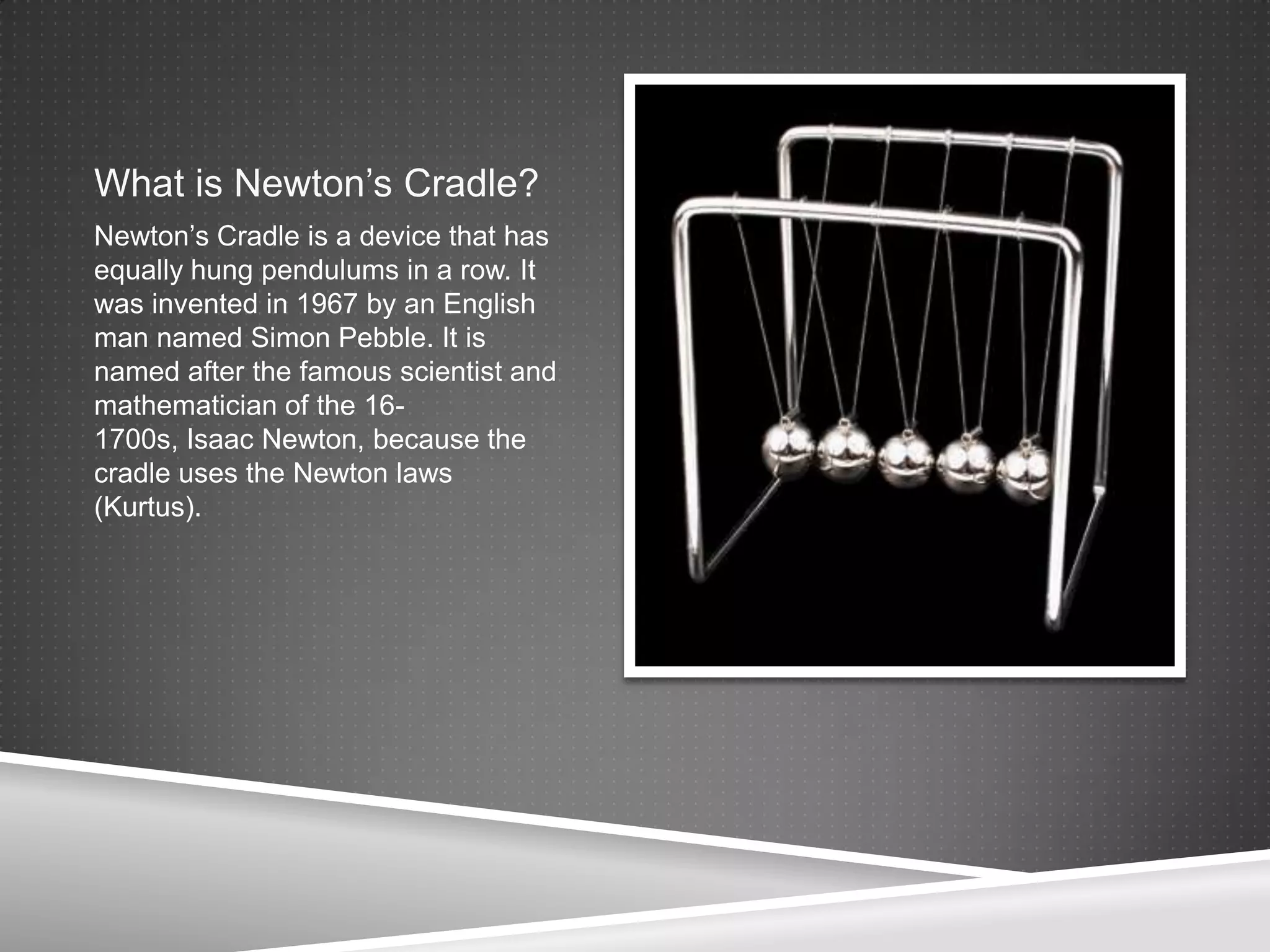 Newton's cradle | PPTX